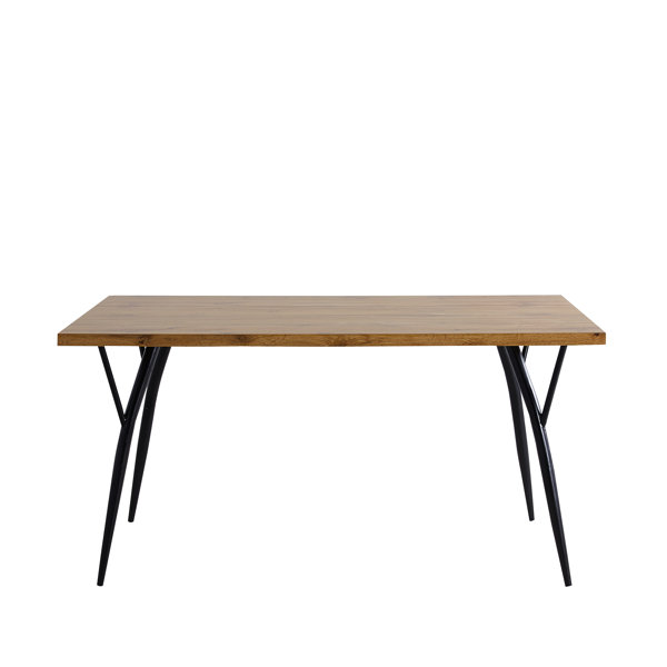 Union Rustic Brooksburg 150Cm Iron Dining Table | Wayfair.co.uk