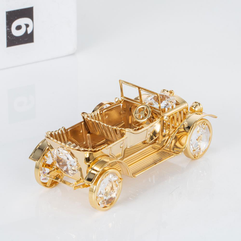 The Holiday Aisle® Hersh Plated Crystal Studded Car Ornament | Wayfair