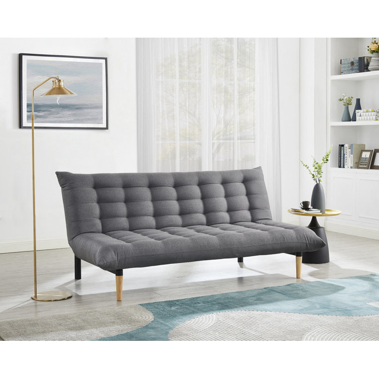 17 Stories Kayleigh-Louise 3 Seater Upholstered Reclining Sofa Bed ...