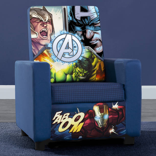Delta Children Marvel Avengers High Back Upholstered Kids Chair ...