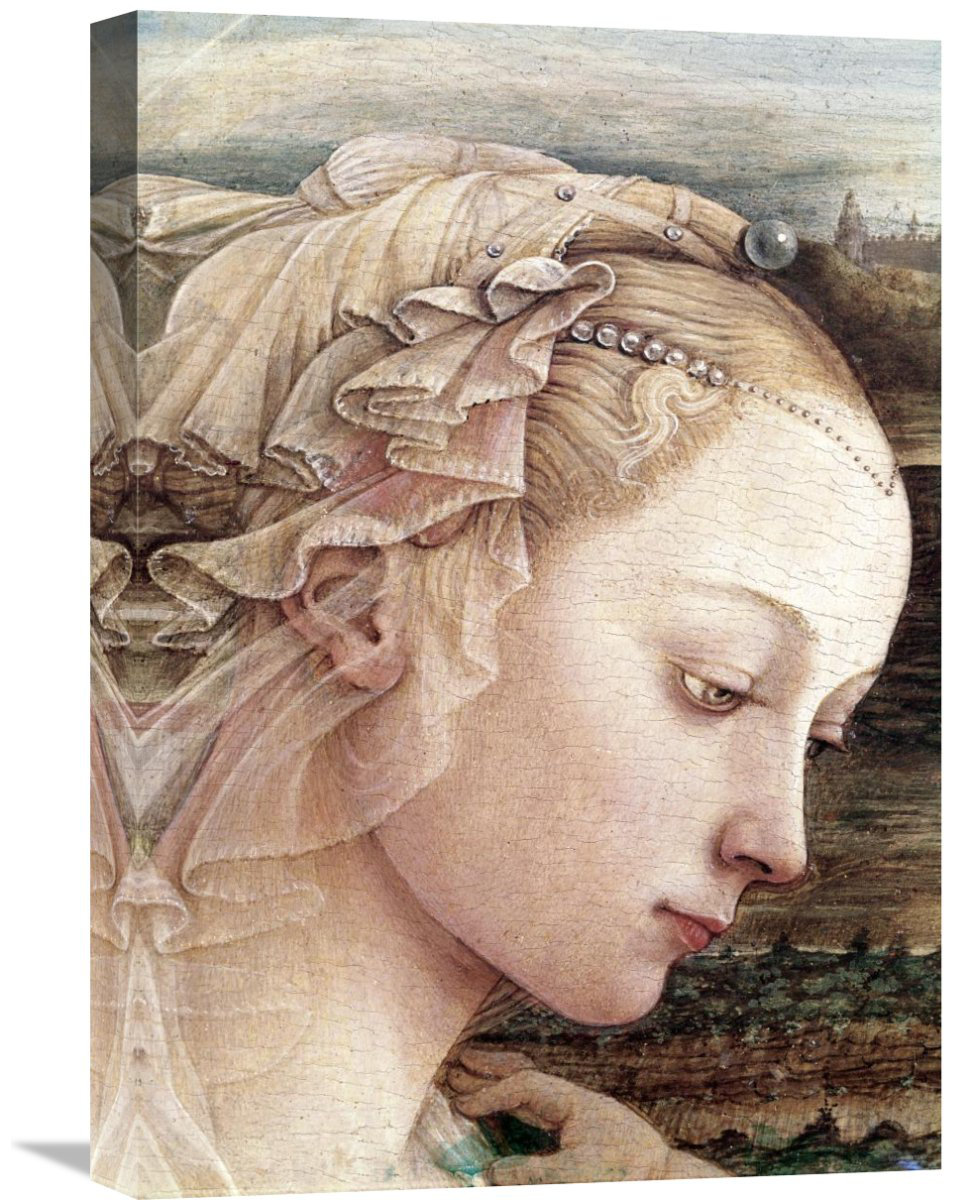 Global Gallery Madonna And Child - Detail (Madonna) by Filippo Lippi ...