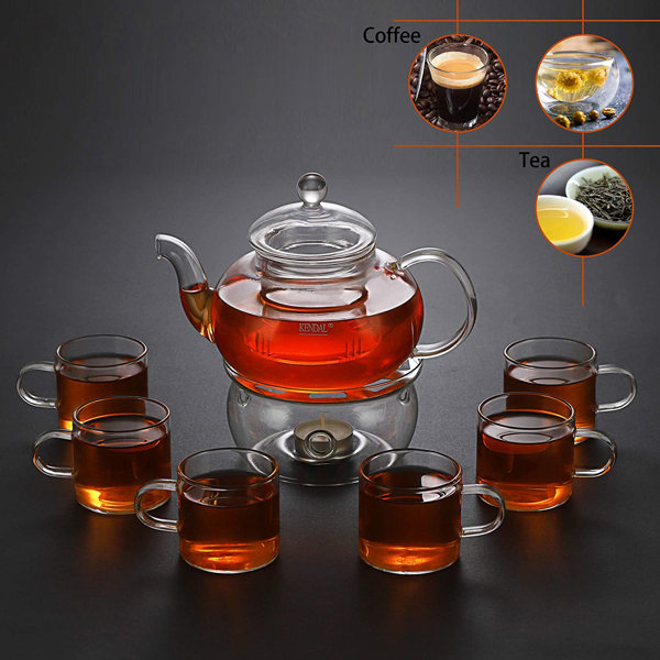 Kendal Filtering Glass Tea Set for People & Reviews | Wayfair