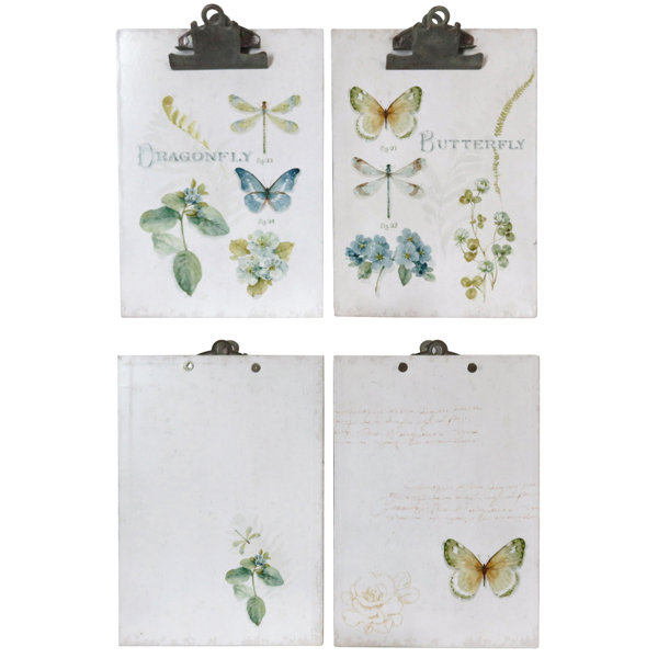 Lily Manor 2-Piece Butterfly Clip Tabletop Bulletin Board Set | Wayfair.ie