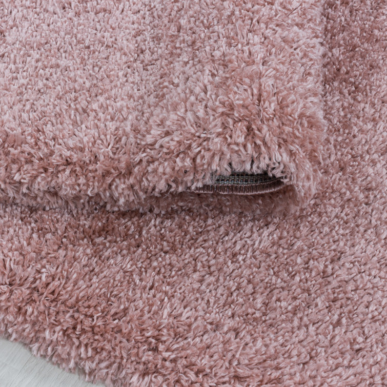 Etta Avenue Calderon Shaggy Rose Rug & Reviews | Wayfair.co.uk