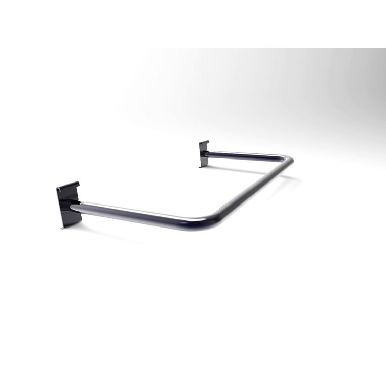 Fixturedisplays® 2PK 24" Metal "C" Rail For Gridwall - Black 19352 ...