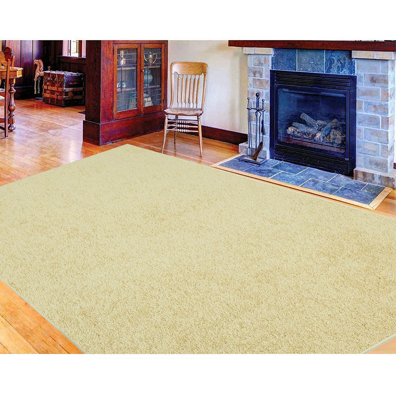 Latitude Run® Performance Yellow Rug | Wayfair