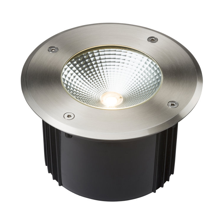 Knightsbridge 230V IP65 9W LED Stainless Steel Recessed Ground Light ...
