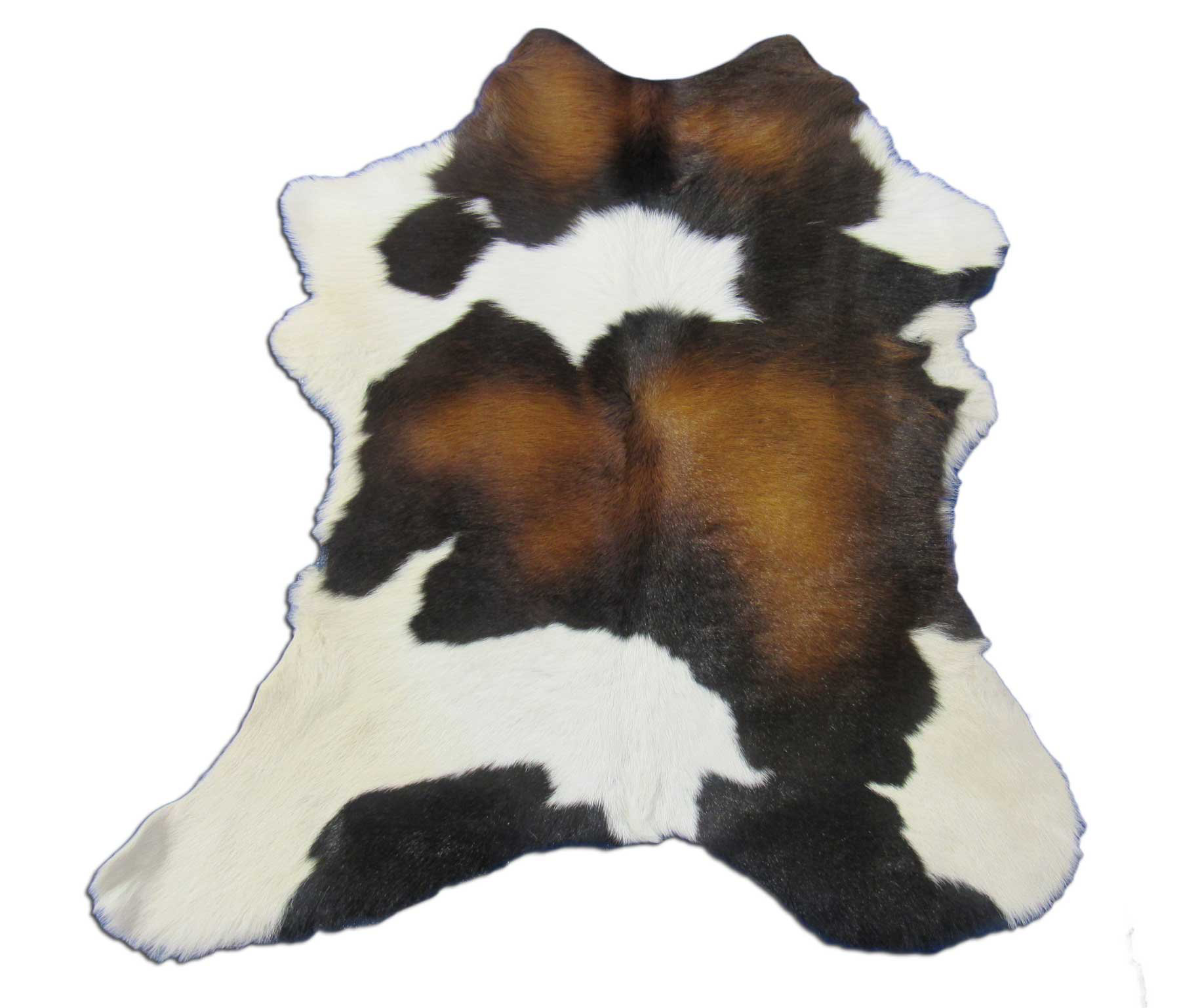 Union Rustic Johnwesley Handmade Mini Cowhide Brown/White Rug (Calf ...