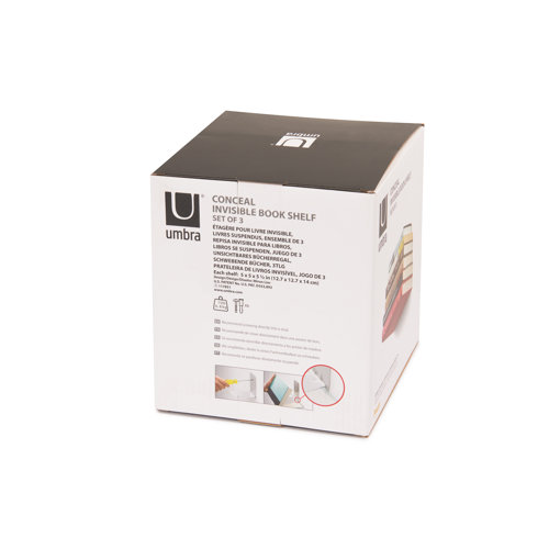 Umbra Conceal 3 Pieces Wall Shelf Set & Reviews | Wayfair