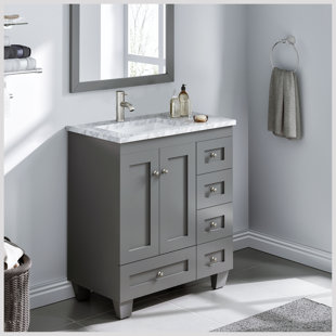 Farmhouse & Rustic 30 inches Bathroom Vanities | Classic Styles | Birch ...
