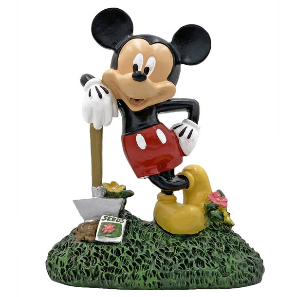 Back Yard Glory Disney Mickey Mouse with Watering Can Garden Statue ...