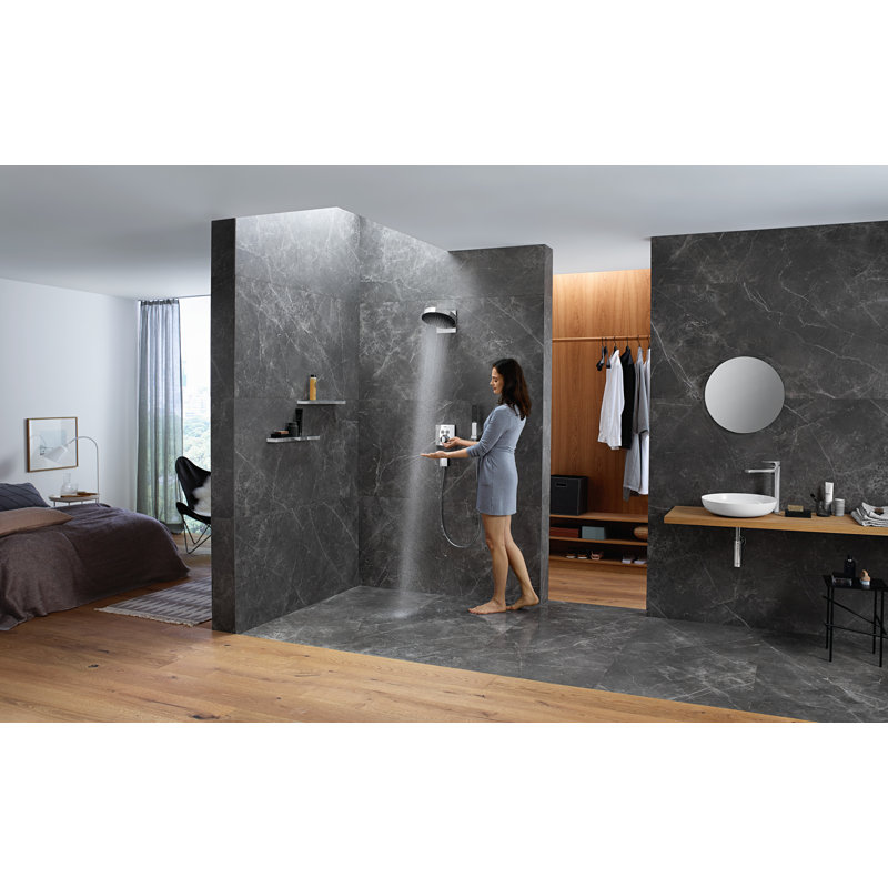 Hansgrohe Rainfinity Drill / Screw Shower Shelf | Wayfair
