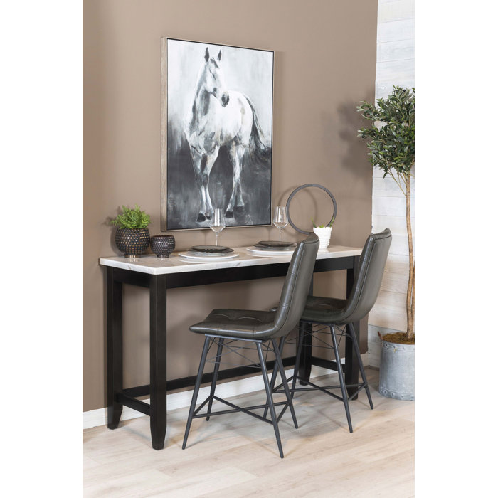 Wade Logan® Annavictoria Marble Pub Table | Wayfair
