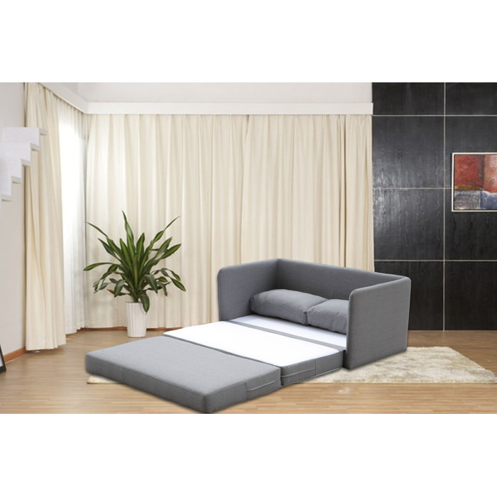 Winston Porter Dendron 51'' Upholstered Sleeper Sofa & Reviews | Wayfair