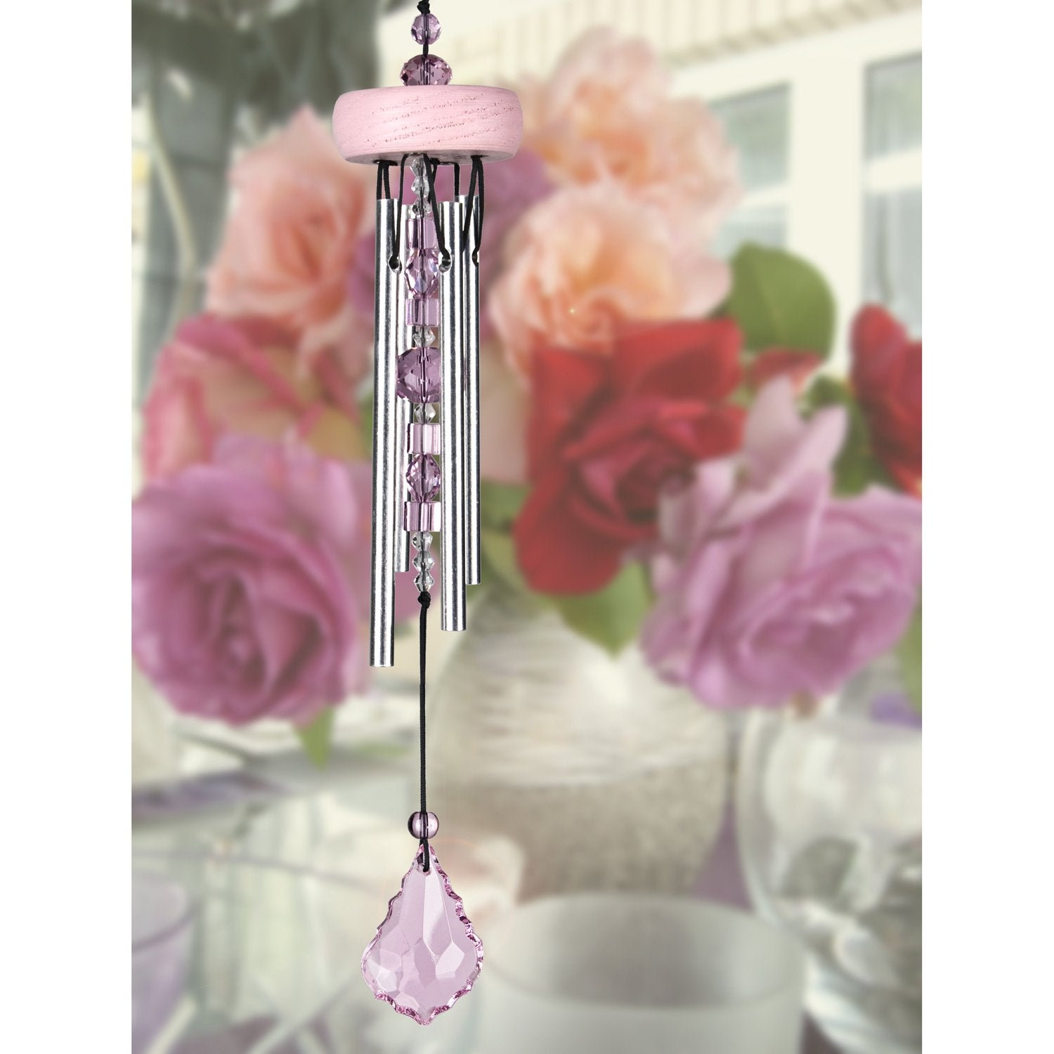 Woodstock Chimes Gem Drop - Rose Wind Chime | Wayfair