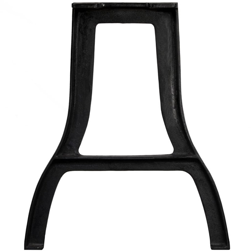 Symple Stuff Stian A-Frame Cast Iron Dining Table Leg | Wayfair