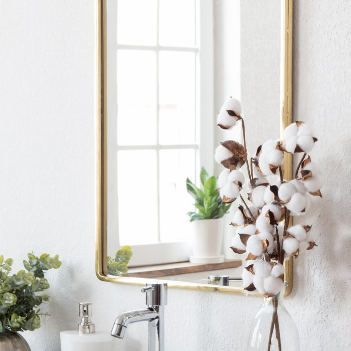 Greyleigh™ Irven Rectangle Metal Wall Mirror & Reviews | Wayfair