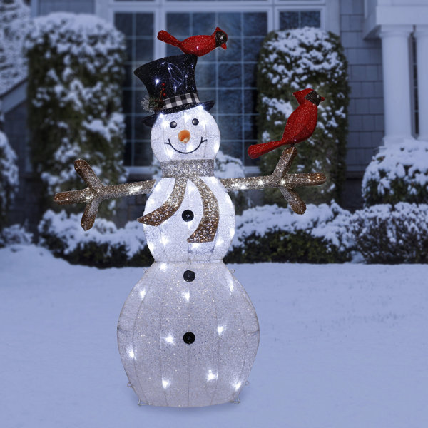 The Holiday Aisle® Snowman Lighted Display & Reviews | Wayfair