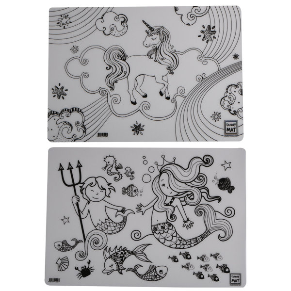 Kidy Miny 8 Piece Set- Reusable Never Ending Educational Coloring ...