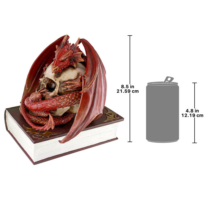 Design Toscano Blood Dragon Contemplation Sculptural Box & Reviews ...