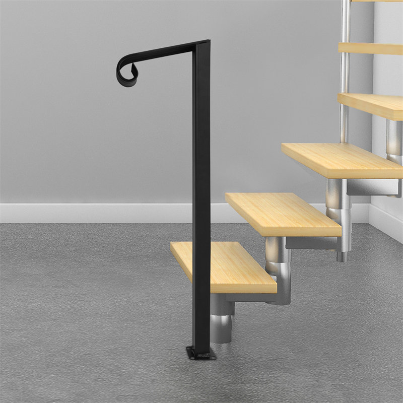 SUNYOU 2 Steps Zinc Steel Handrail With Installation Kit For Steps ...