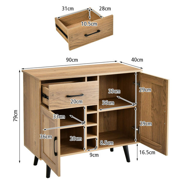 George Oliver 90Cm Wide Sideboard | Wayfair.co.uk