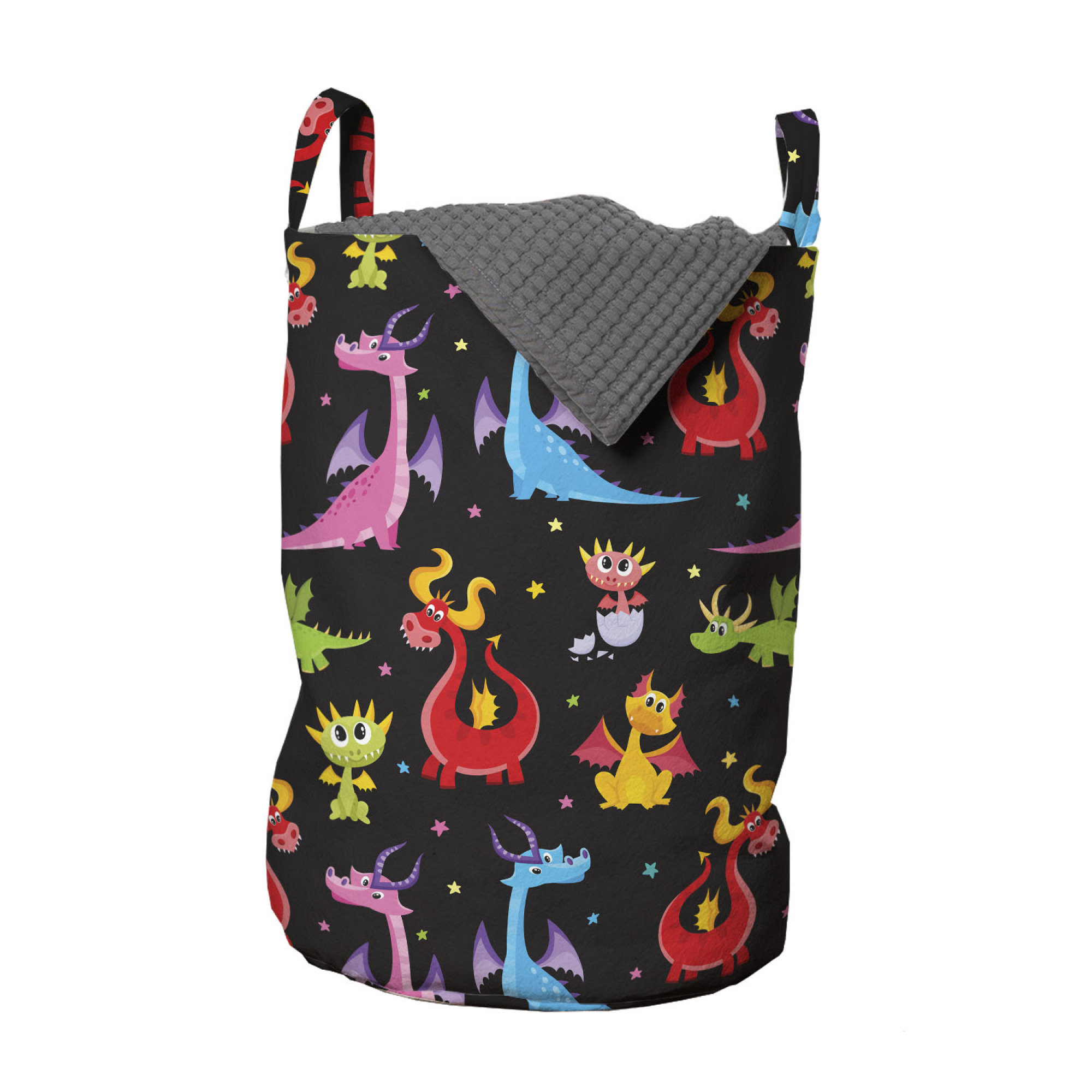 East Urban Home Ambesonne Dragon Laundry Bag, Different Kinds Of ... East Urban Home Ambesonne Dragon Laundry Bag, Different Kinds Of ...