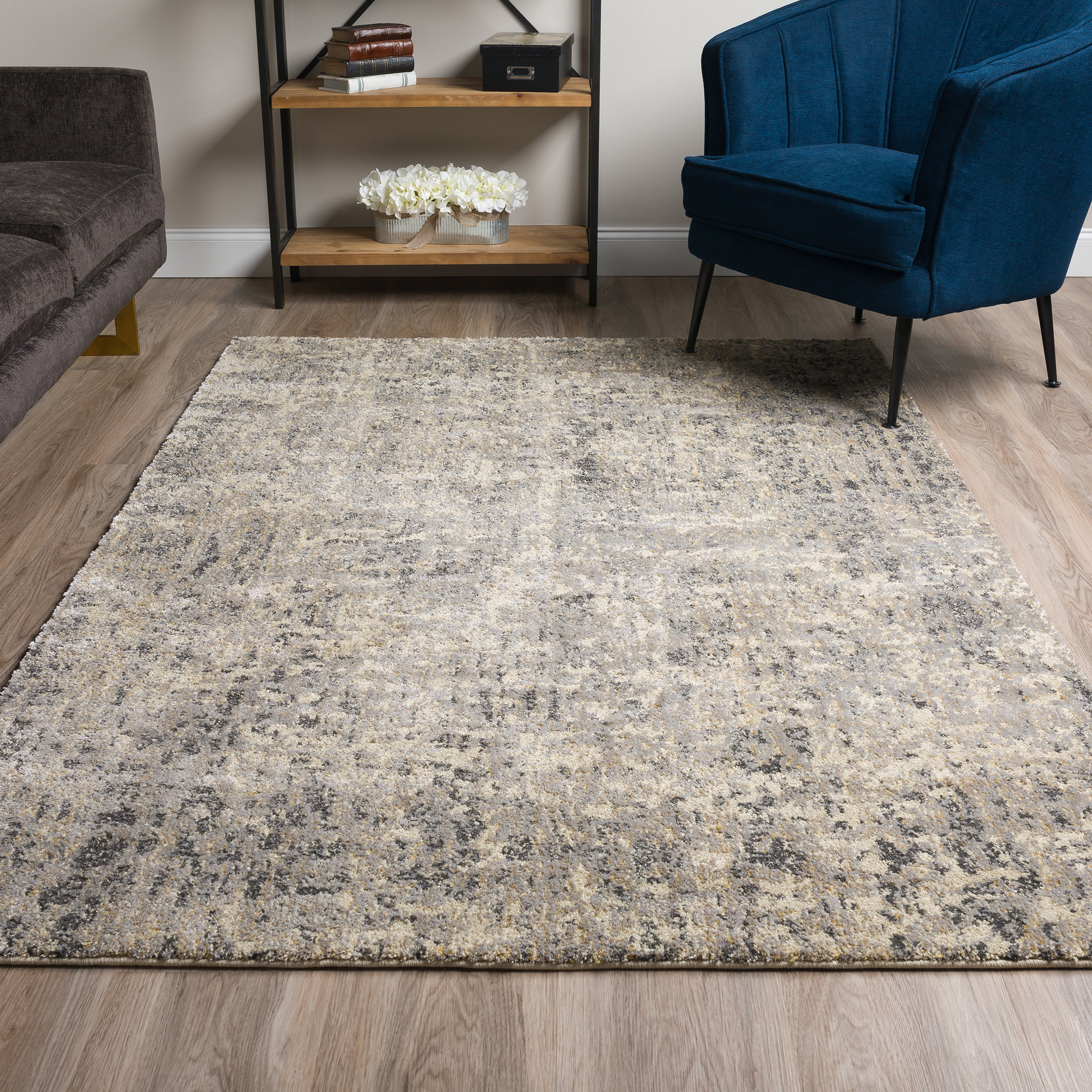 Williston Forge Slate Rug | Wayfair