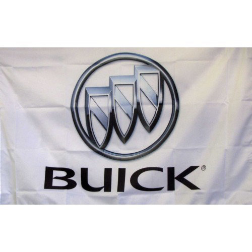 NeoPlex Buick Auto Logo with Words Polyester 24 x 36 in. House Flag ...