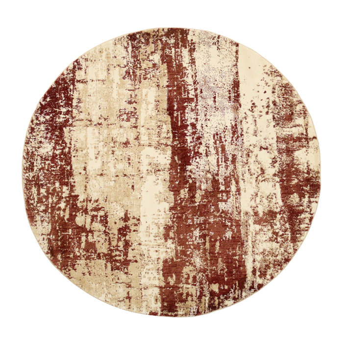 17 Stories Kelson Performance Red/Beige Rug & Reviews | Wayfair
