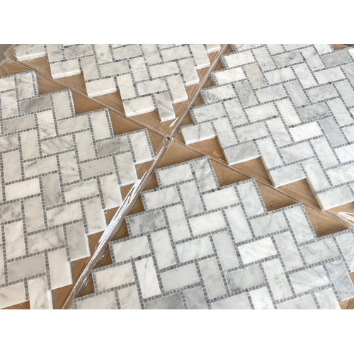 ES Stone Straight Edge Natural Stone Marble Mosaic Sheet Wall Floor Use ...