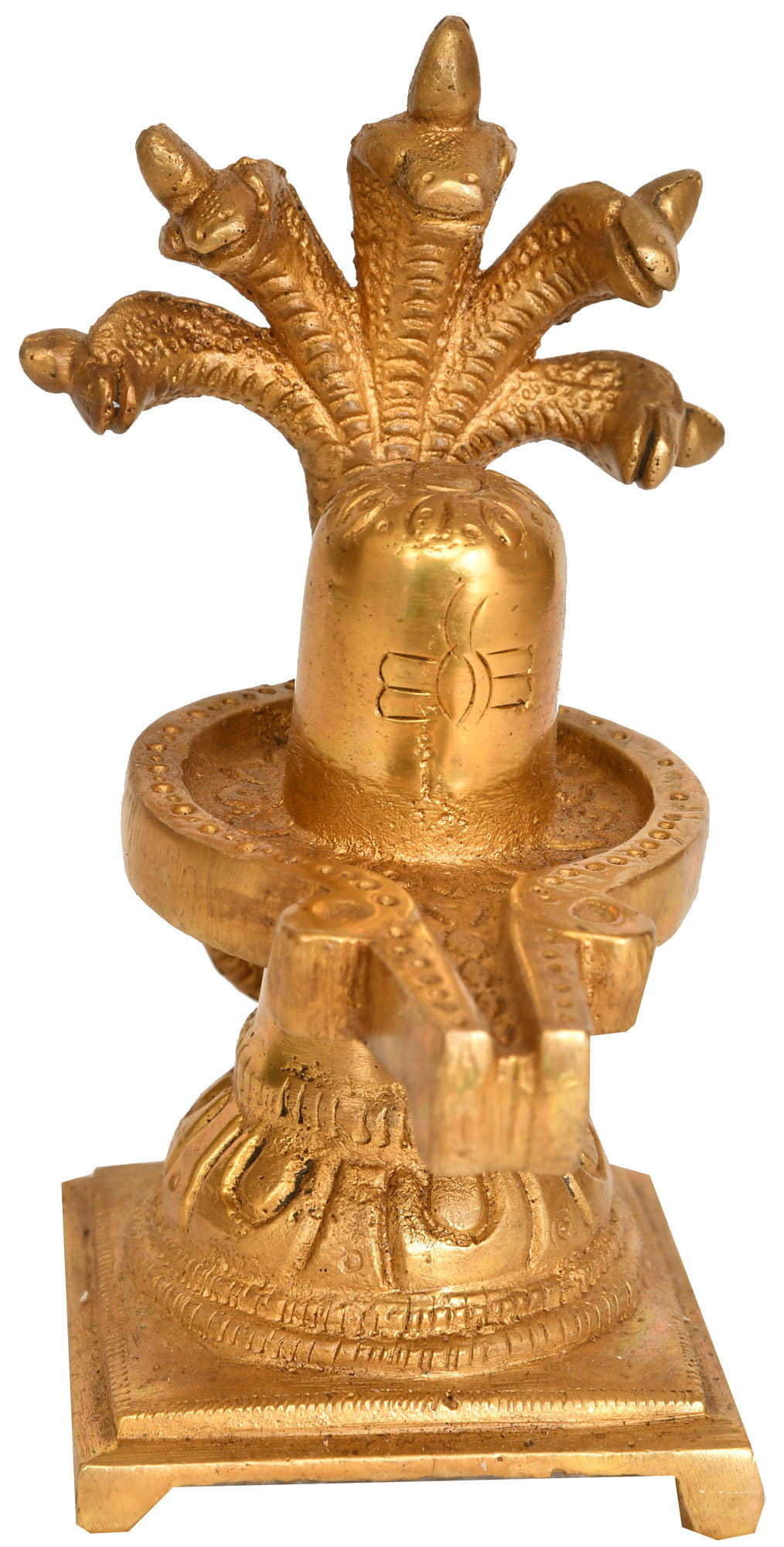 Bungalow Rose Shiva Linga Under Five Hooded Serpent Protection | Wayfair