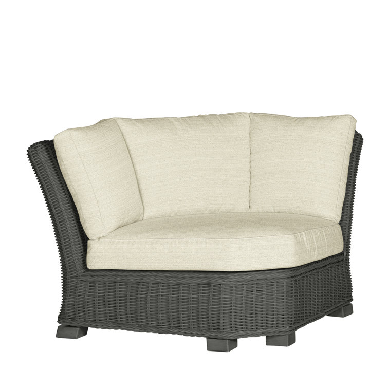 Summer Classics Rustic Woven Sectional Corner | Wayfair