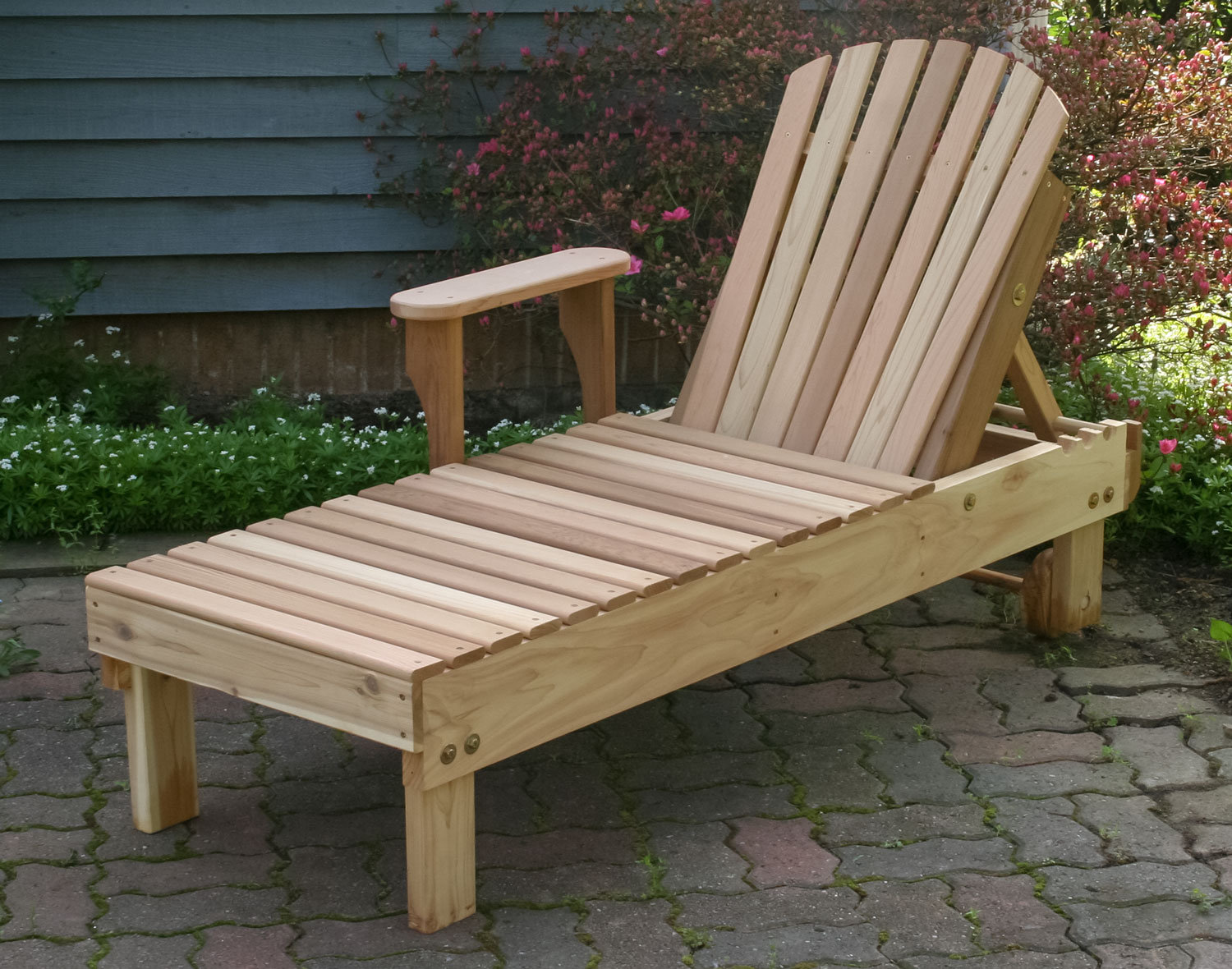 Breakwater Bay Prudhomme 72'' Long Cedar Single Chaise | Wayfair