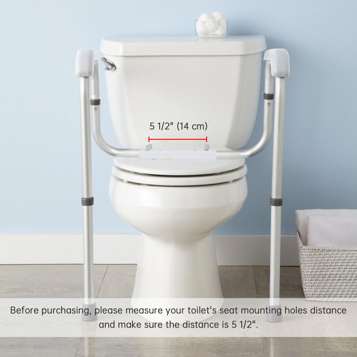 AW Adjustable Toilet Safety Frame | Wayfair