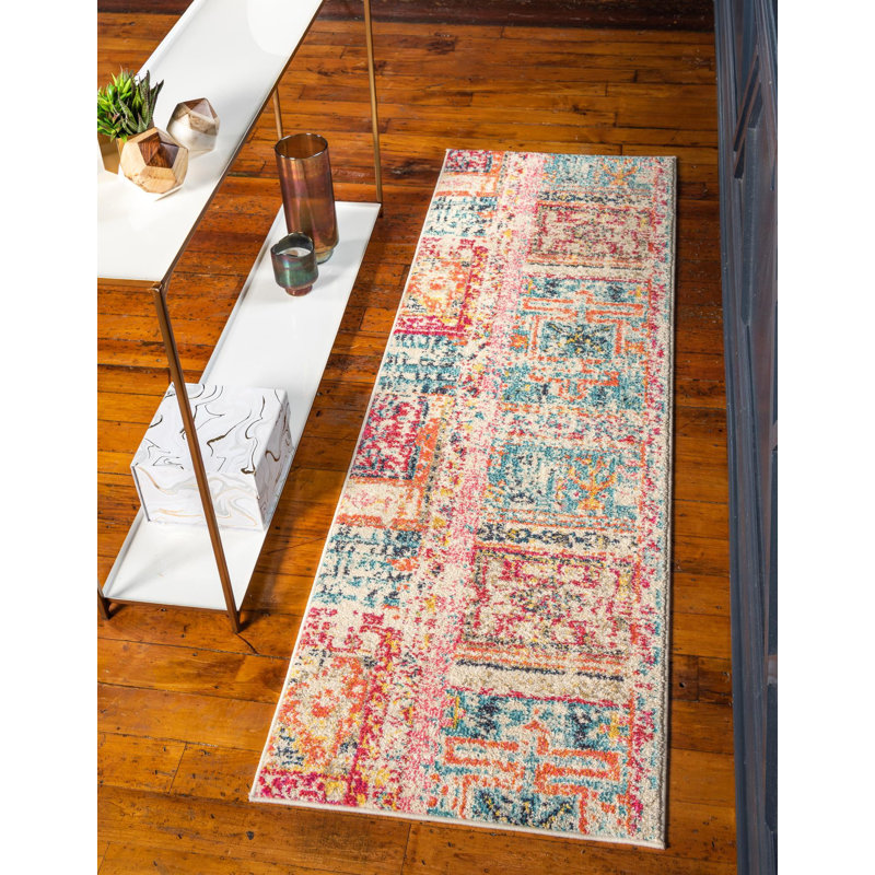 Langley Street Ector Abstract Multicolor Area Rug & Reviews | Wayfair