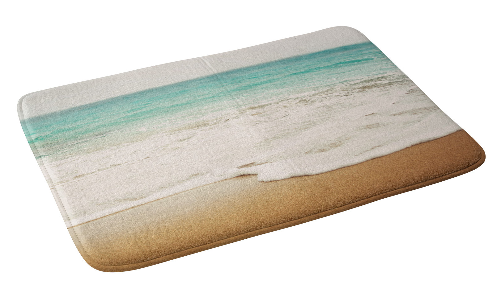 Bless international Beach Rectangle Non-Slip Bath Rug | Wayfair