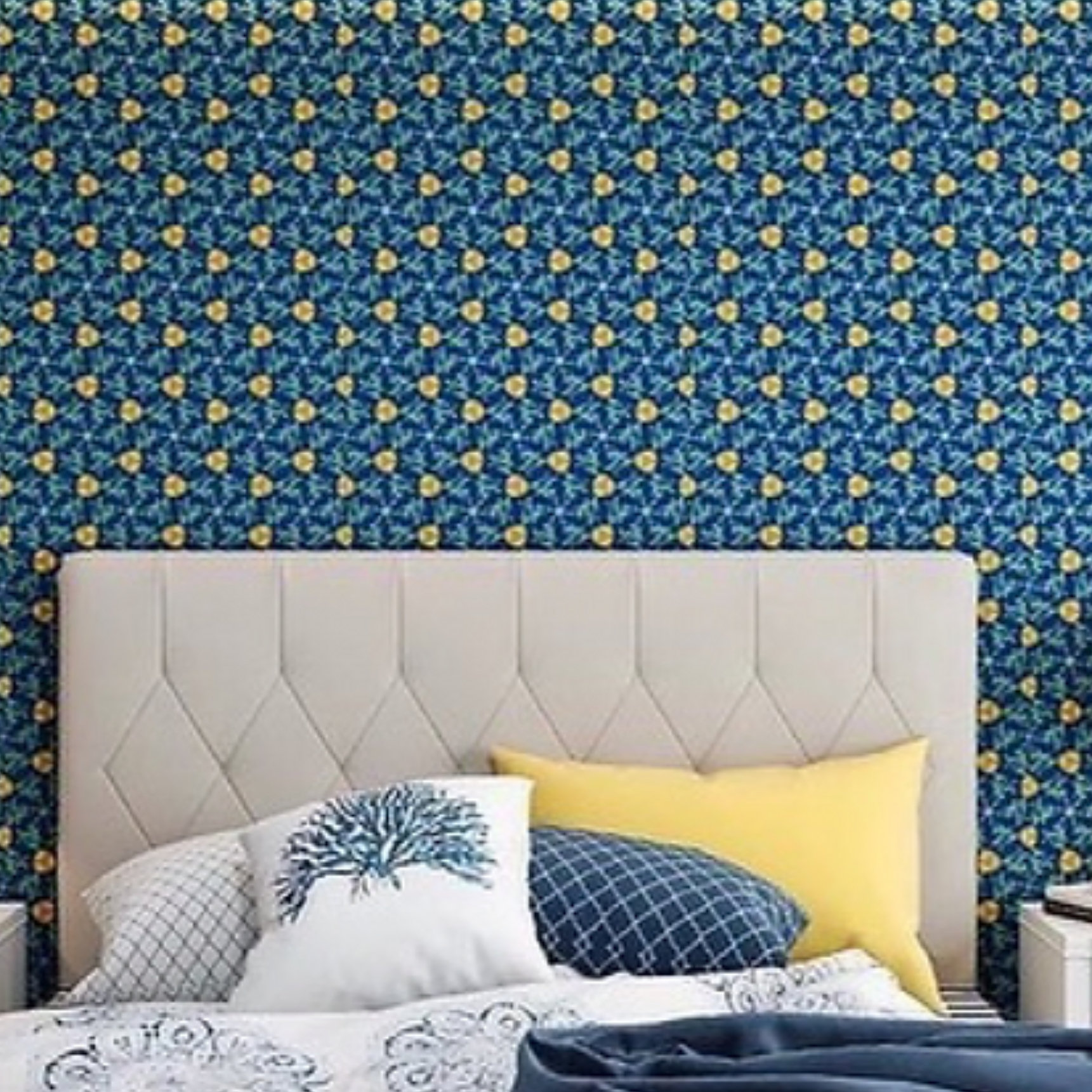 Stanton Gray Maxine Abstract Metallic Wallpaper Roll | Perigold