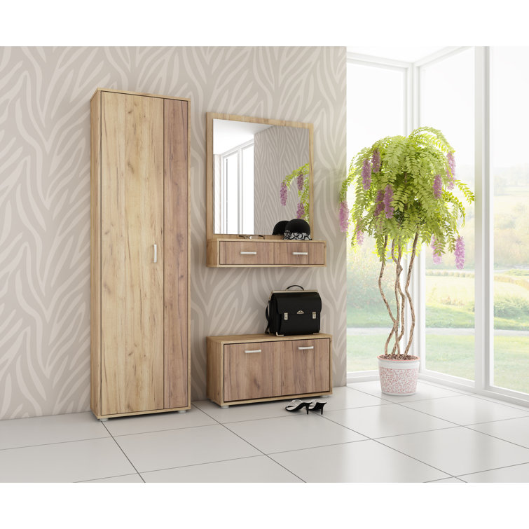 17 Stories Zana Hall Tree with Shoe Storage | Wayfair.co.uk