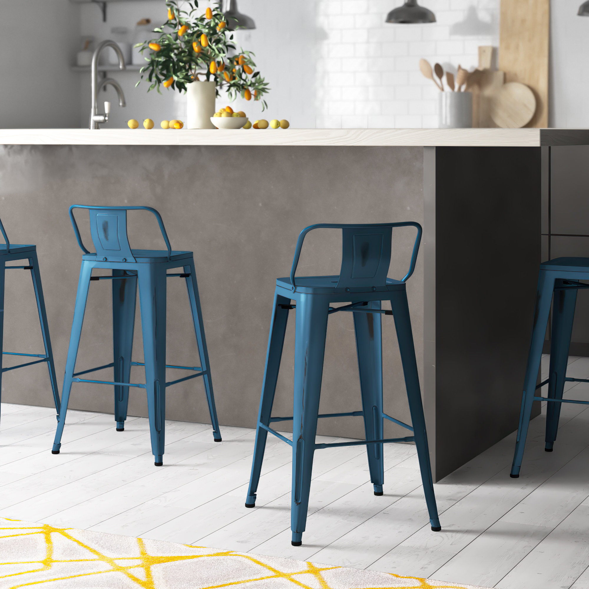 Zipcode Design™ Devan Counter & Bar Stool & Reviews | Wayfair