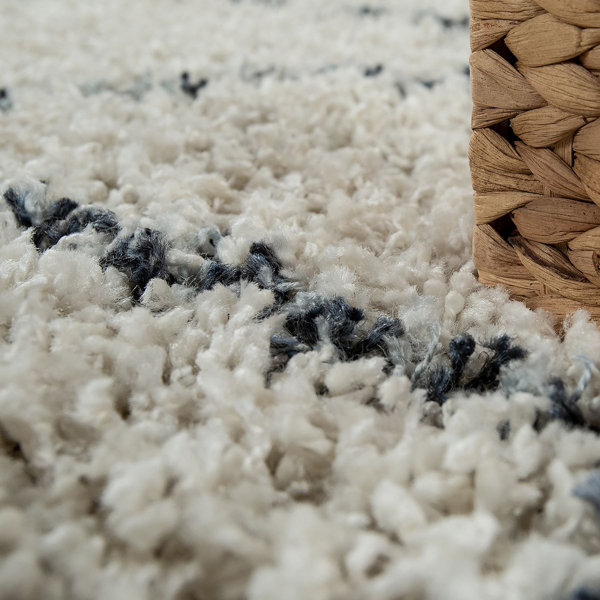 Fernleaf Sierra Shaggy Cream Rug & Reviews | Wayfair.co.uk