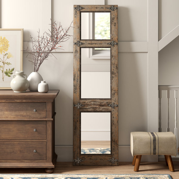 Bamboo-floor-mirror | Wayfair