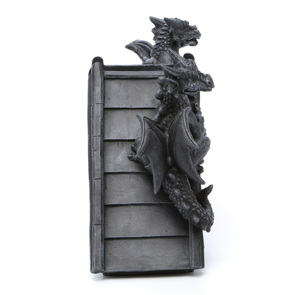 Design Toscano Gothic Castle Dragons Sculptural Bookends & Reviews ...