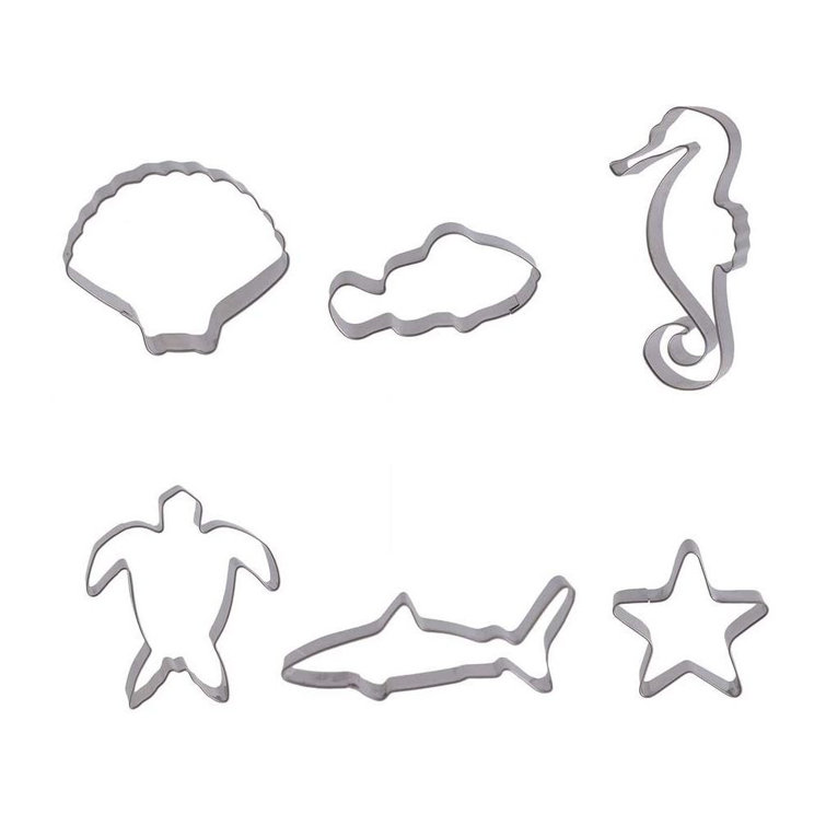 Jardin Deco Ocean 6 Piece Cookie Cutter Set | Wayfair.co.uk