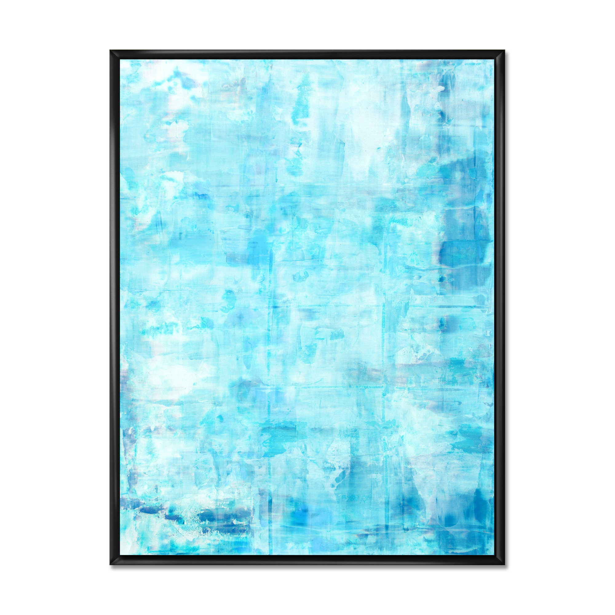 Highland Dunes Blue Abstract Art Painting II Blue Abstract Art Painting ...