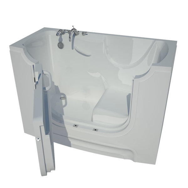 Therapeutic Tubs HandiTub 60'' x 30'' Walk-in Soaking Fiberglass ...