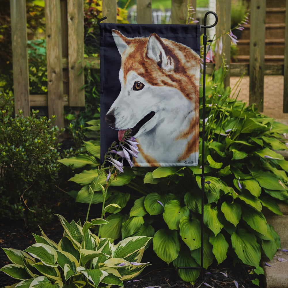 Red Barrel Studio® Siberian Husky Garden Flag | Wayfair