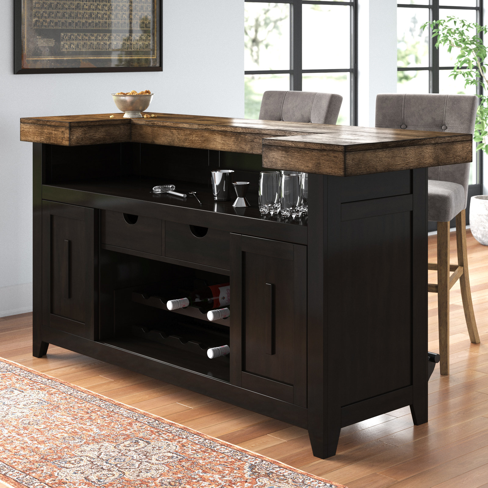 Three Posts Athey Home Bar - Wayfair Canada