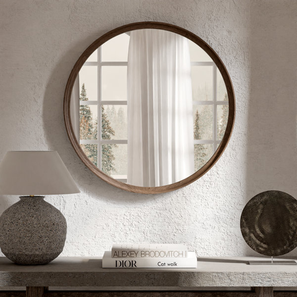 Unfinished-wood-frame-mirror | Wayfair