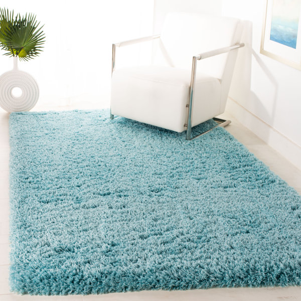 Willa Arlo Interiors Hermina Performance Light Turquoise Rug & Reviews ...